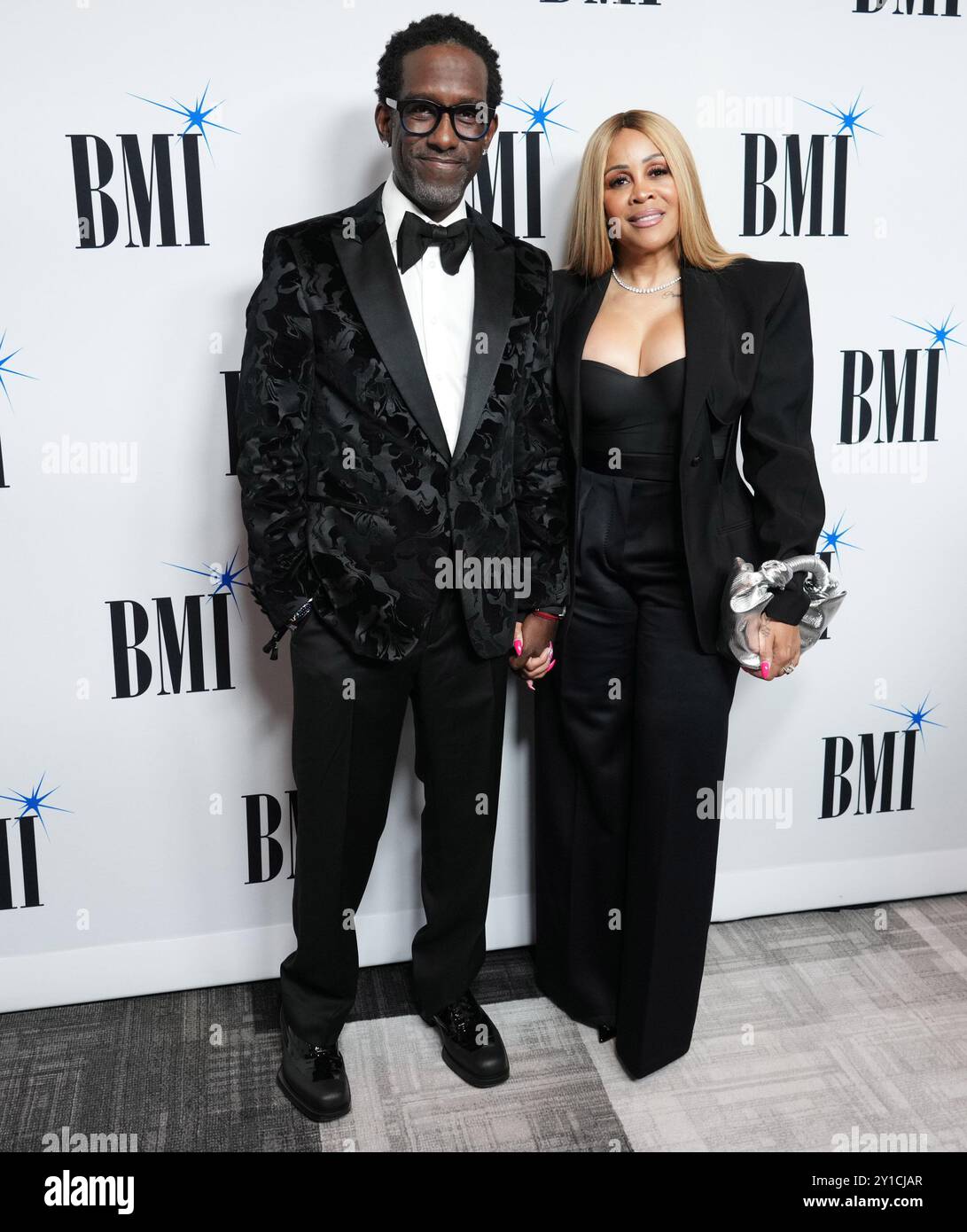 Los Angeles, USA. 05th Sep, 2024. (L-R) Shawn Stockman and Sharonda Jones at the 2024 BMI R&B ...