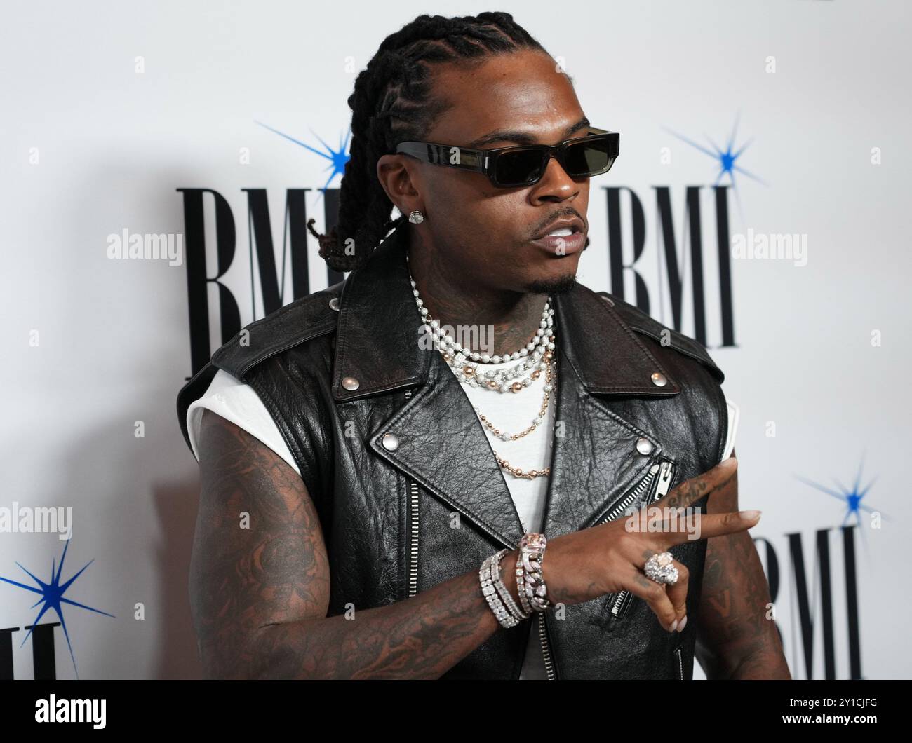 Los Angeles, USA. 05th Sep, 2024. Gunna arrives at the 2024 BMI R&B/Hip ...