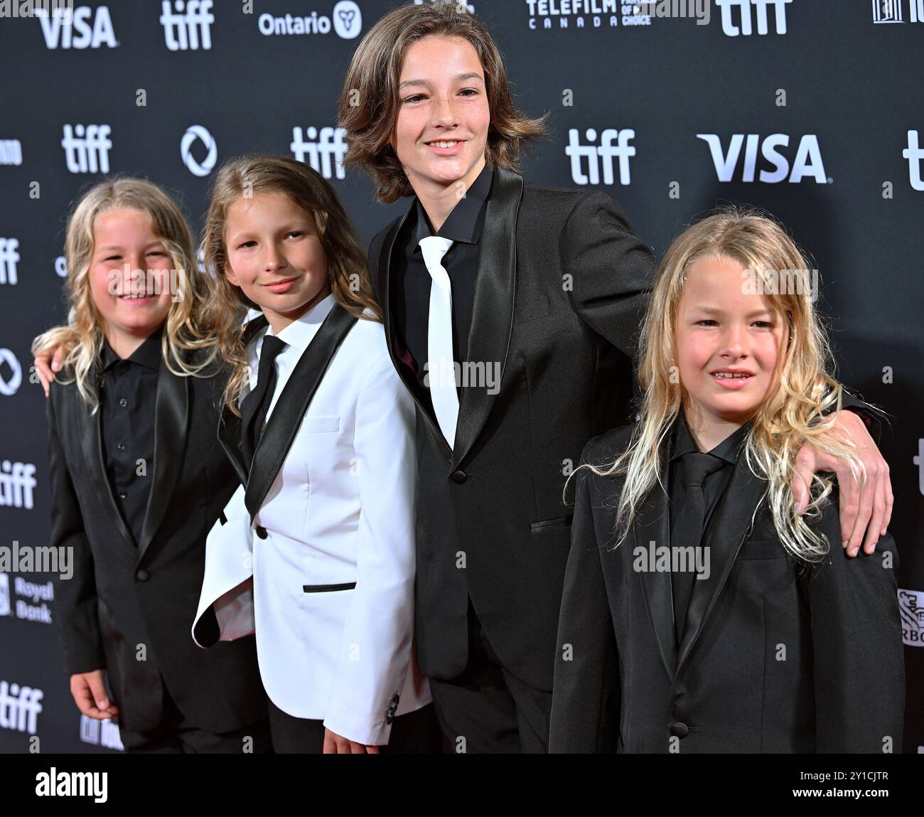 Toronto, Canada. 05th Sep, 2024. (L-R) Arlo Janson, Ulysses Janson ...
