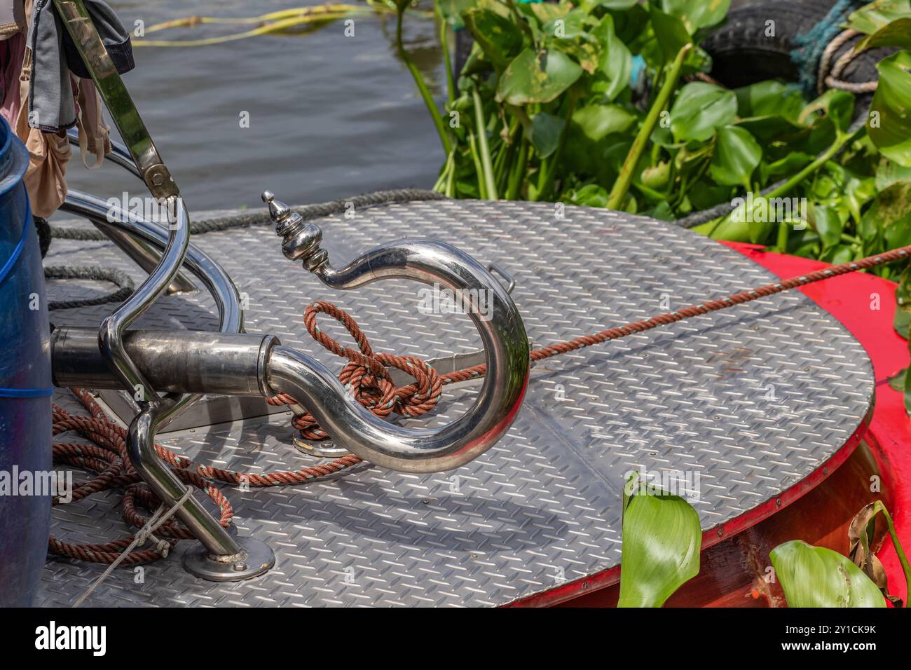 hook on tug boat Stock Photo - Alamy