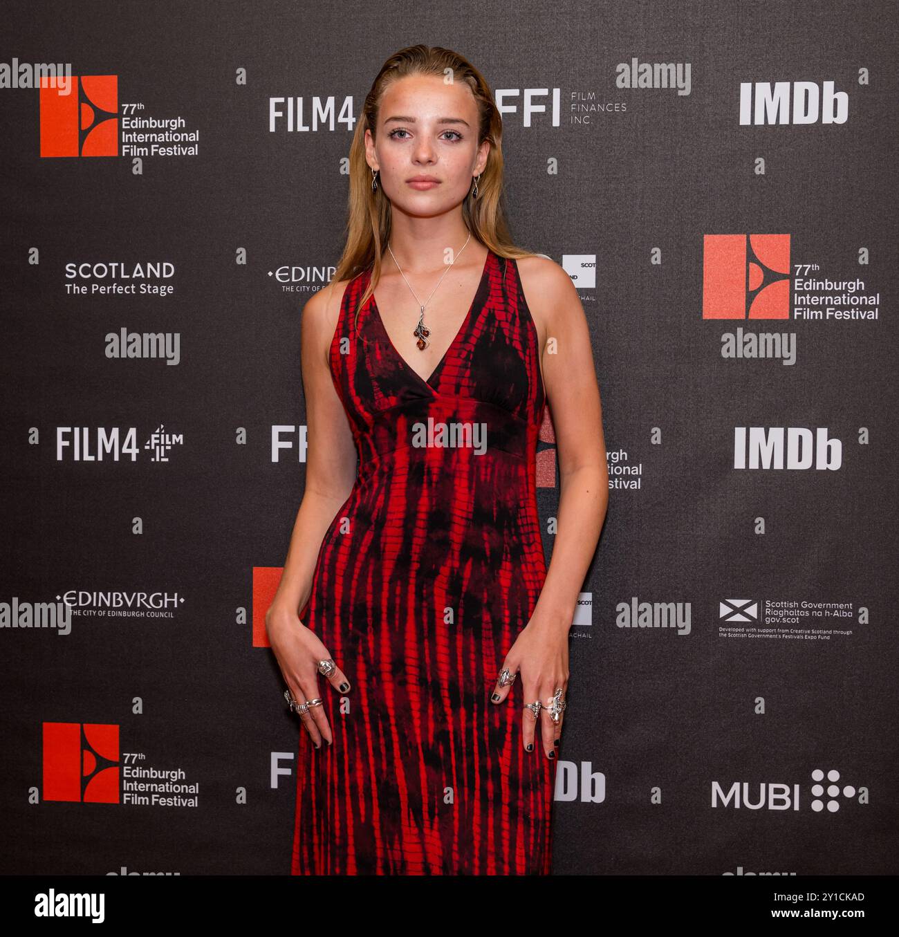 Bo Bragason at Edinburgh International Film Festival red carpet for The ...