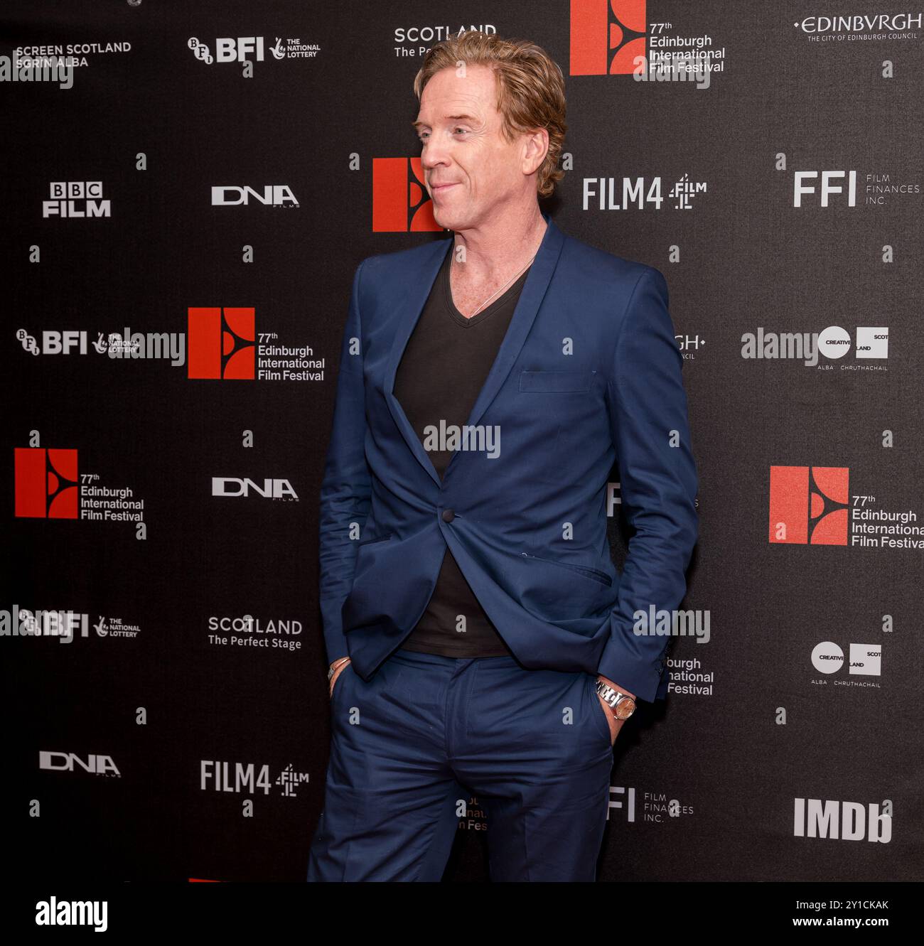 Damian Lewis at Edinburgh International Film Festival red carpet for ...