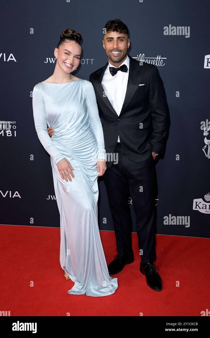 Louisa Jindaoui und Nader El-Jindaoui beim Tribute to Bambi 2024 im JW ...