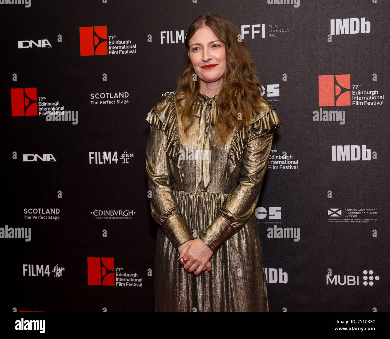 Kelly Macdonald at Edinburgh International Film Festival red carpet for ...