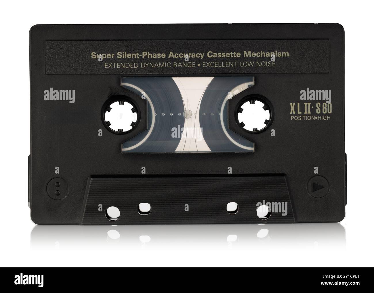 Black Vintage Audio Cassette Tape Stock Photo - Alamy