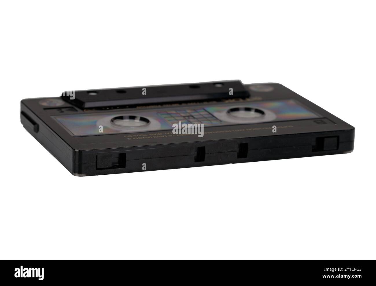 Vintage Compact Cassette Tape on White Background Stock Photo - Alamy