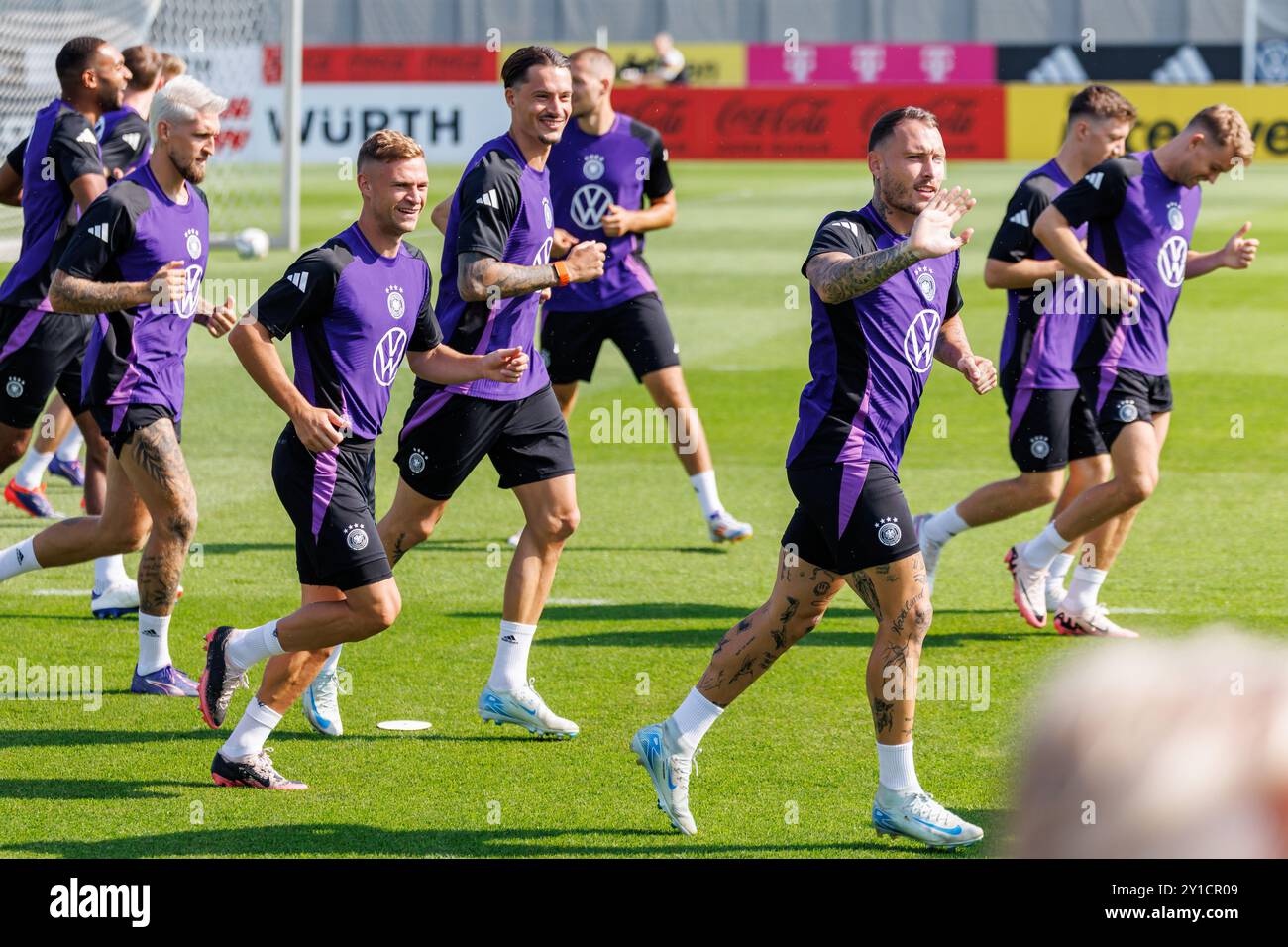 06 September 2024, Bavaria, Herzogenaurach: Soccer, national team ...