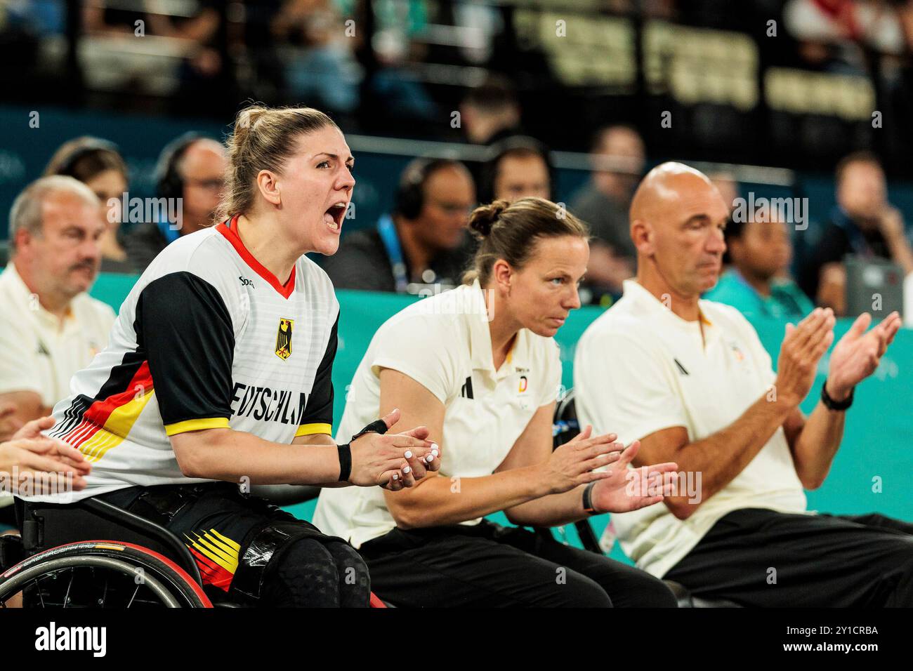 PARIS, FRANKREICH 04. September - Rollstuhlbasketball Viertelfinale ...