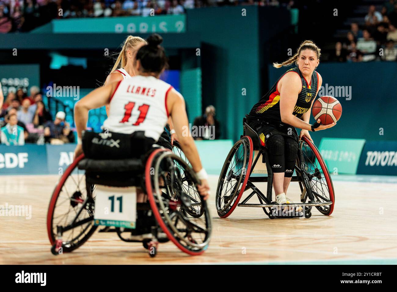 PARIS, FRANKREICH 04. September - Rollstuhlbasketball Viertelfinale ...