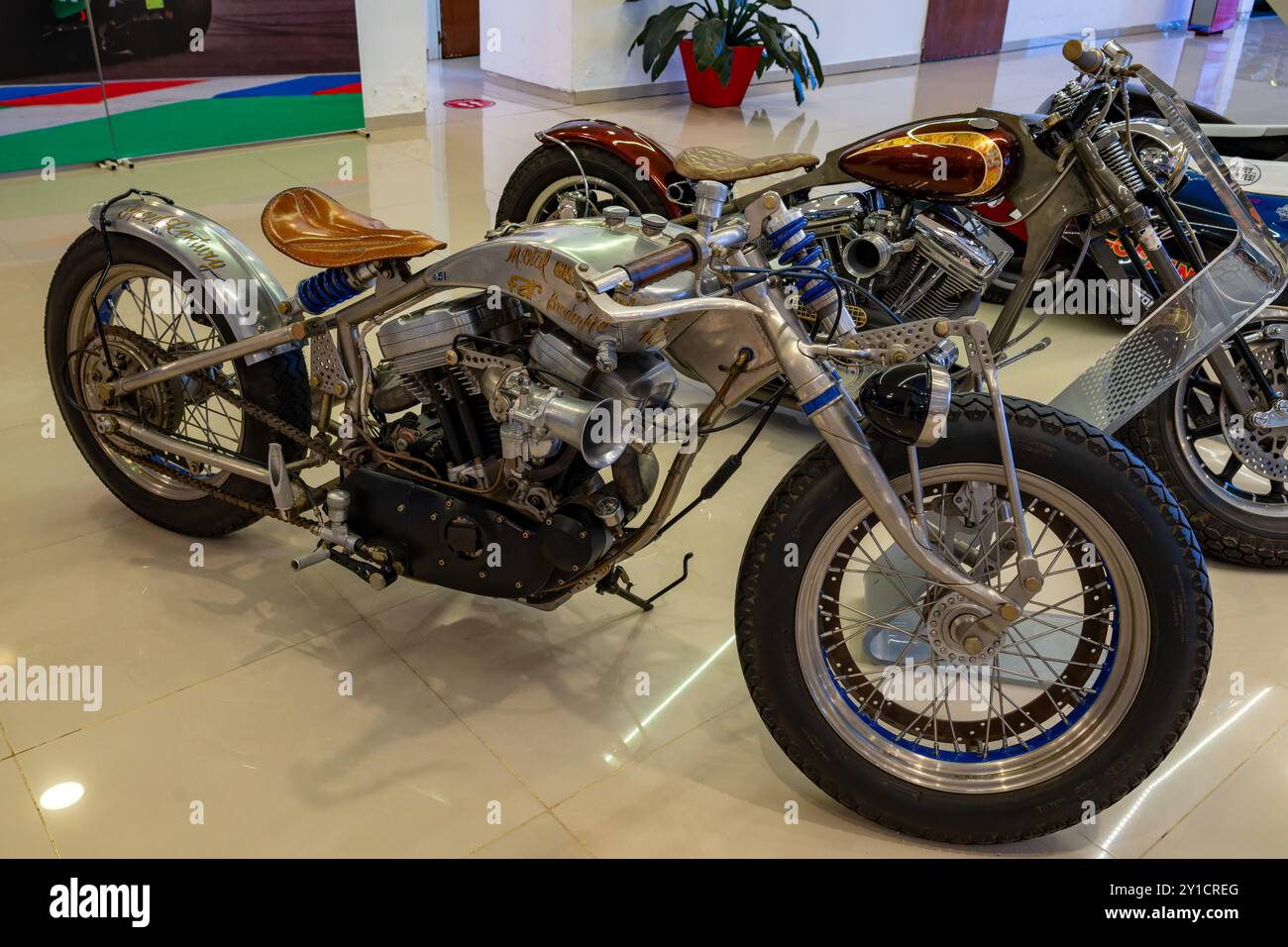 A custom-built 2001 RGM Speed Century motorcycle in the Automobile ...