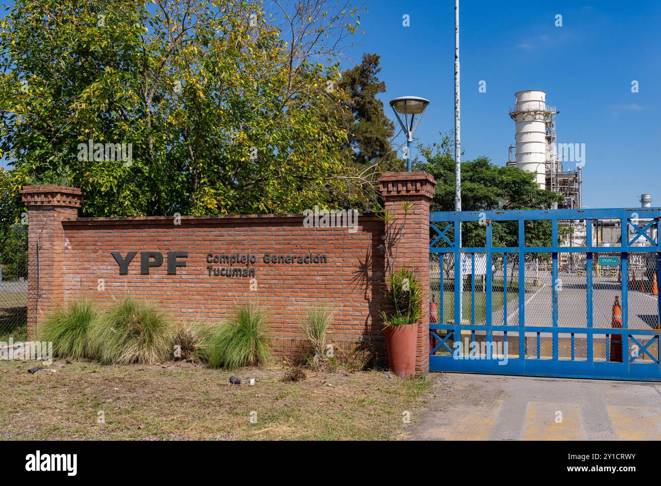 The YPF Luz combined-cycle thermal power electricity generating plant ...