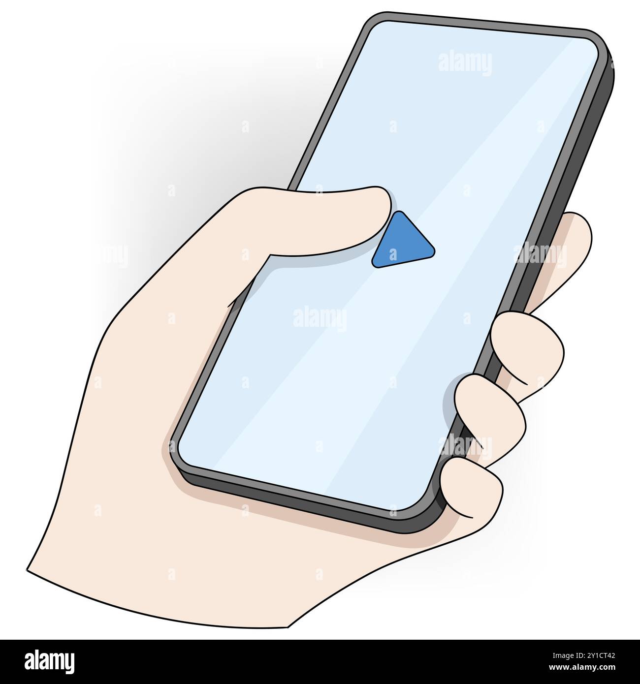 A stylish and modern smartphone video player interface featuring a ...