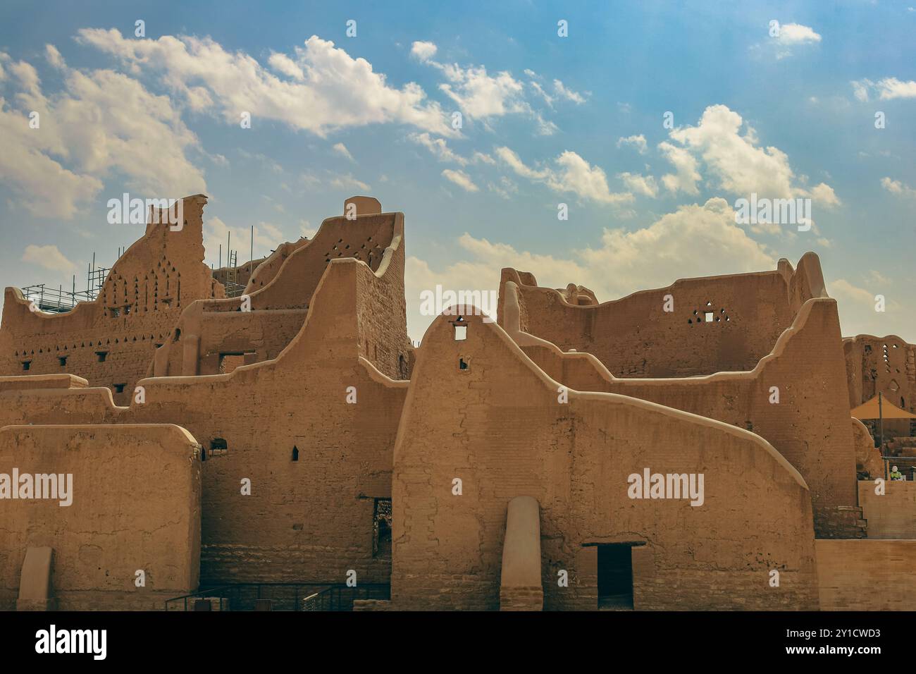 Riyadh Saudi Arabia Mar 11 2023: Al Diriyah old capital . Diriyah ruins ...