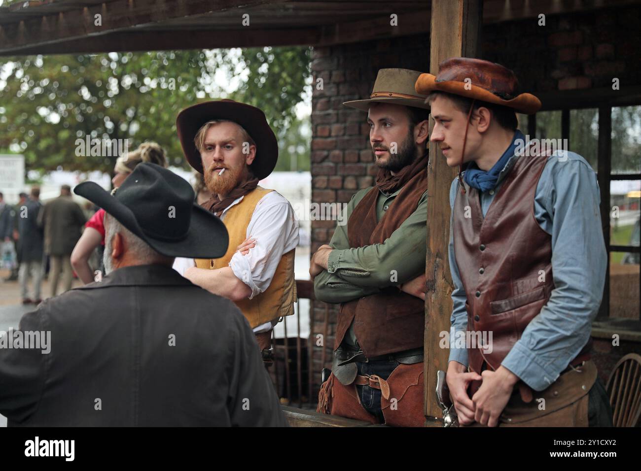 Goodwood, West Sussex, UK. 6th September 2024. A Wild West theme at the ...