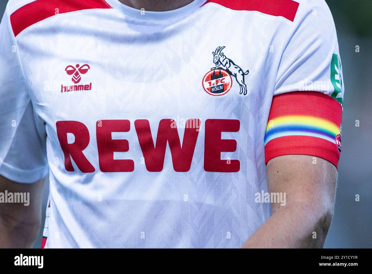 Bonn, Deutschland. 05th Sep, 2024. Symbolbild, FC Trikot, Logo von REWE ...