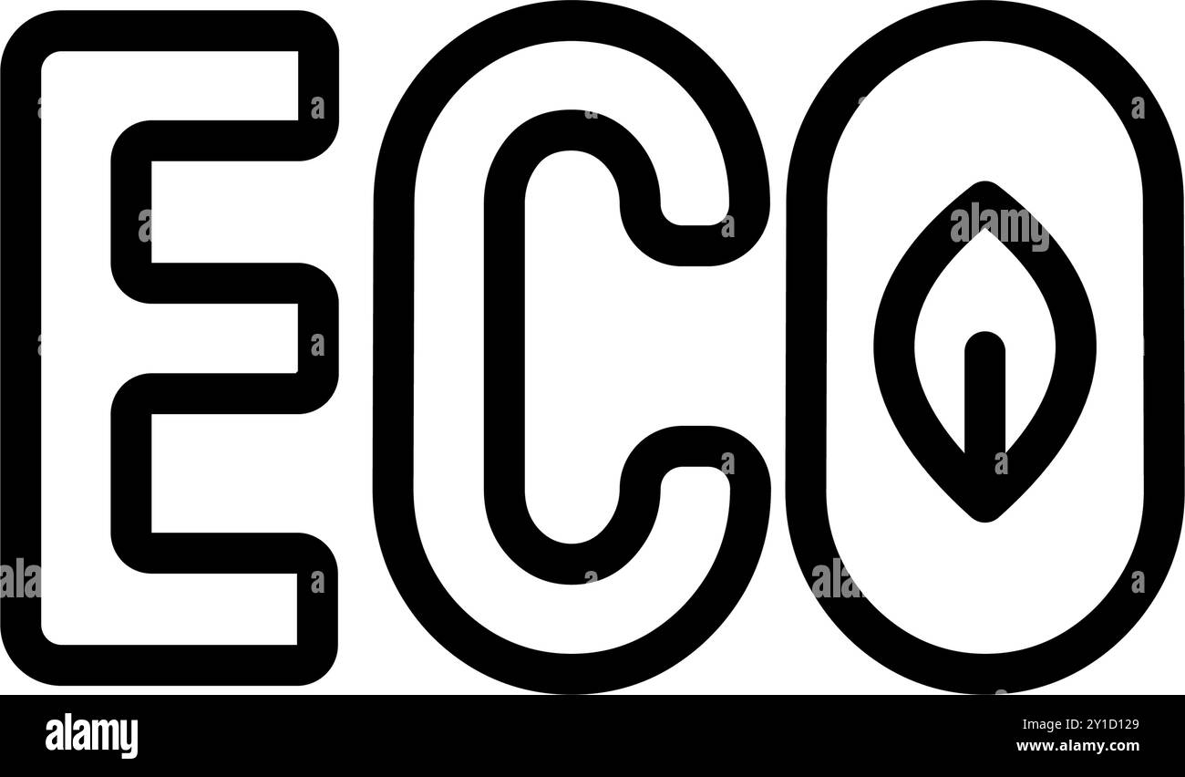 Green leaf eco friendly symbol Stock Vector Images - Alamy