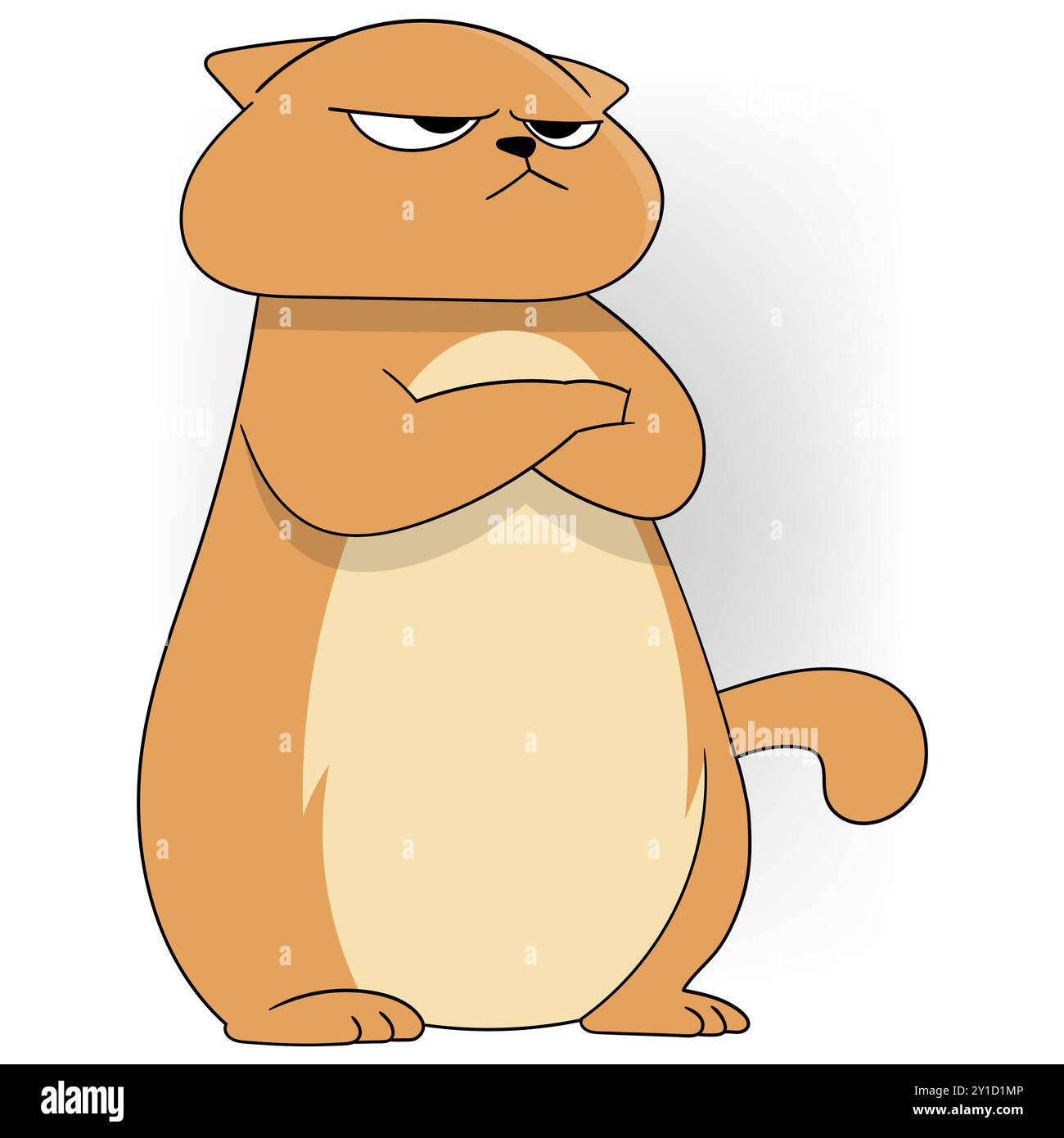 Cartoon cat with attitude hi-res stock photography and images - Alamy