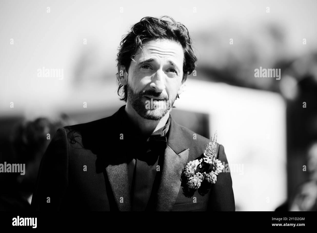 Adrien Brody attends the "The Brutalist" red carpet during the 81st ...