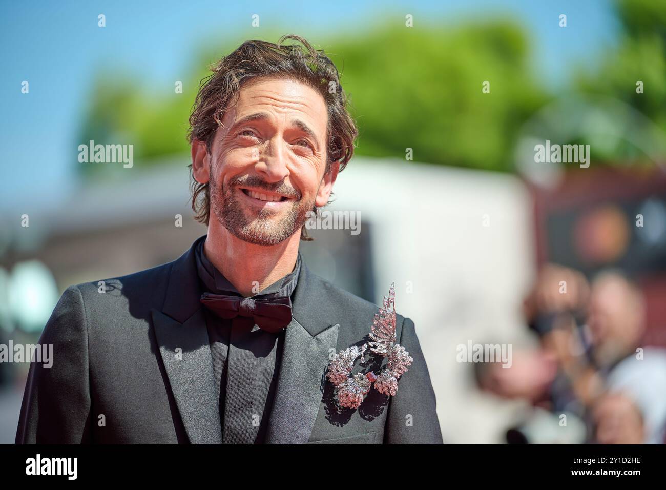 Adrien Brody attends the "The Brutalist" red carpet during the 81st ...