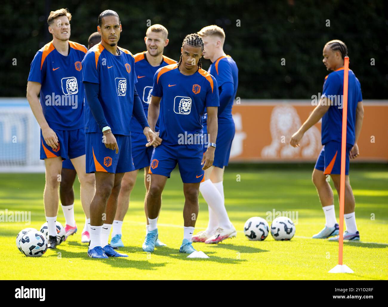 ZEIST - Wout Weghorst, Virgil van Dijk, Matthijs de Ligt, Nathan Ake ...