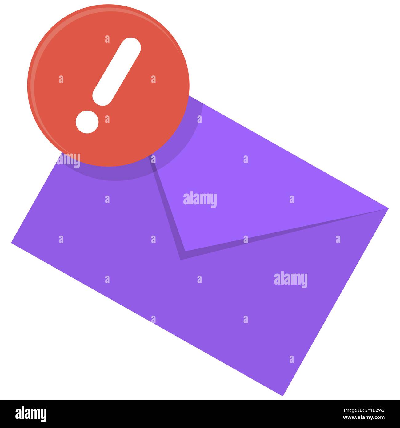 flat icon design, black color symbol of error message Stock Vector ...