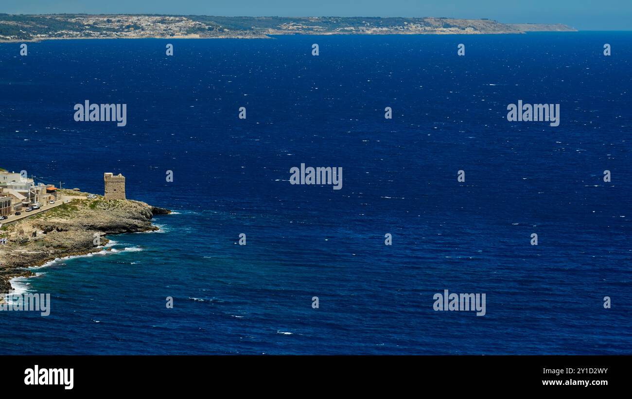 Palane Tower and Natural Pool of Marina Serra, Lecce,Puglia,Italy Stock ...