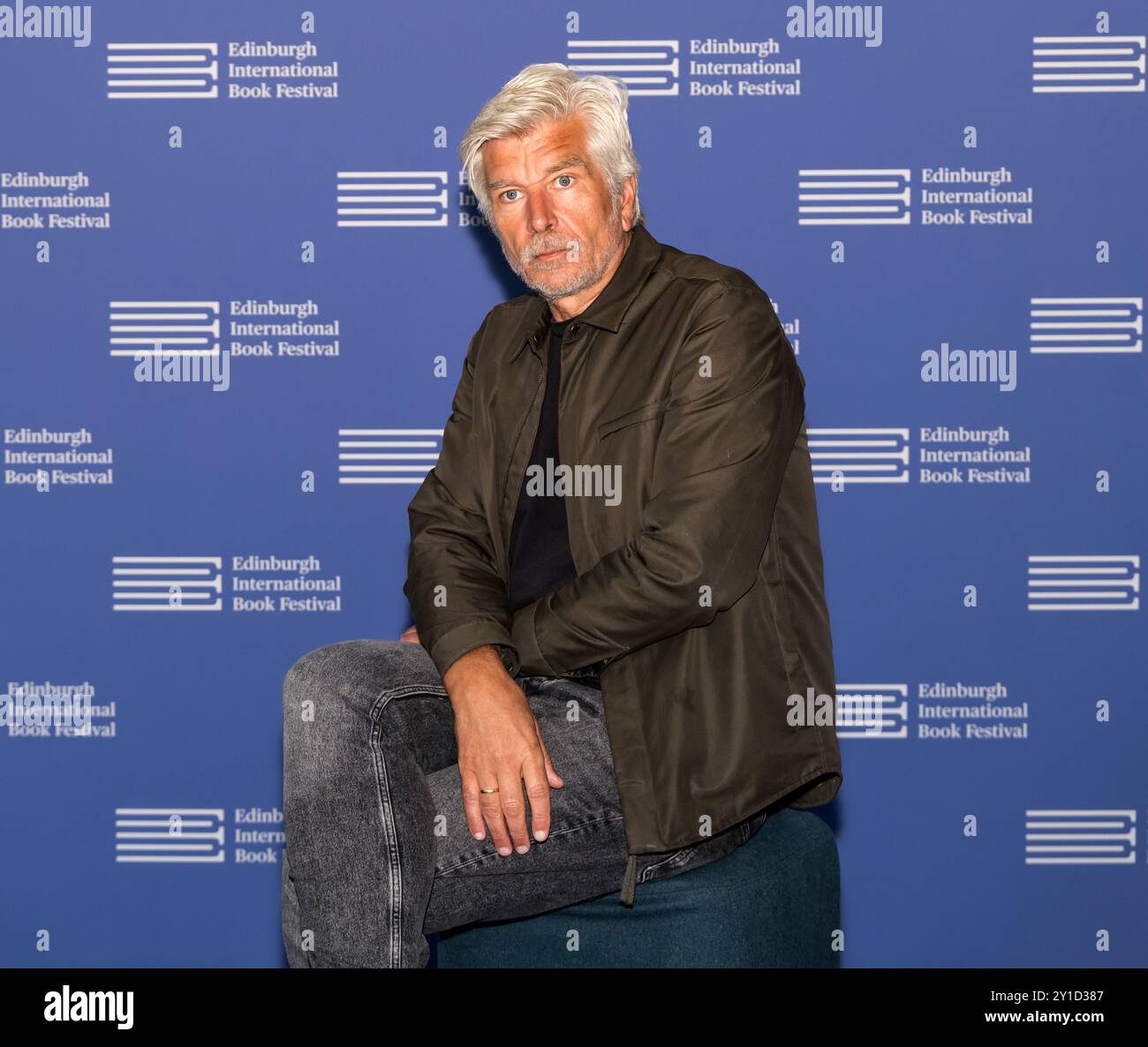 Norwegian author writer Karl Ove Knausgard at Edinburgh International ...