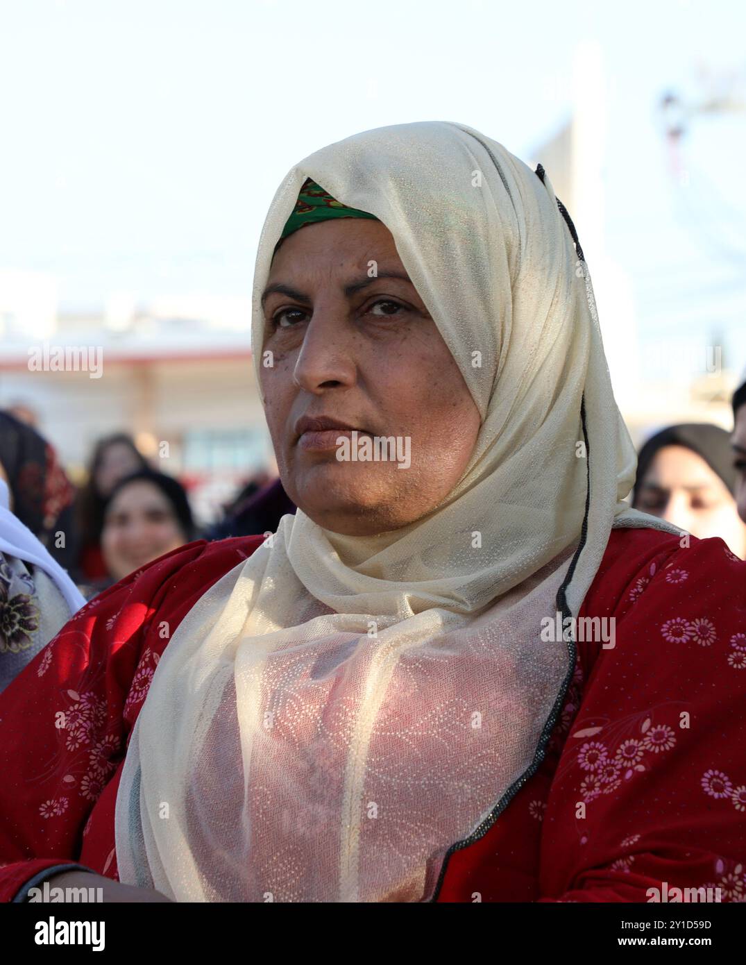 enin, Palestine, 18th March 2019. The Al-Zenar women group during the ...