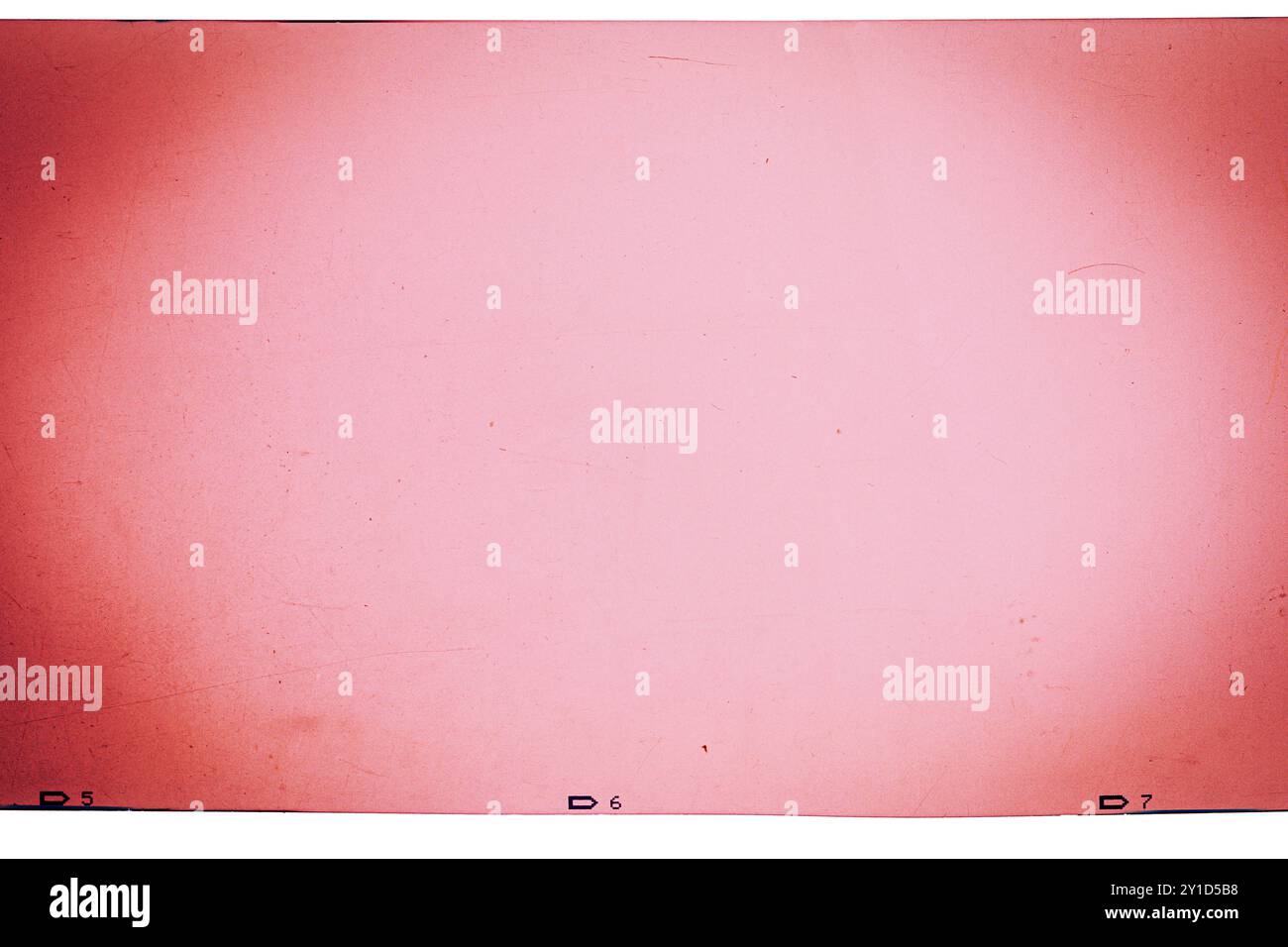 Grungy color 120mm negative film isolated on white background. Medium ...