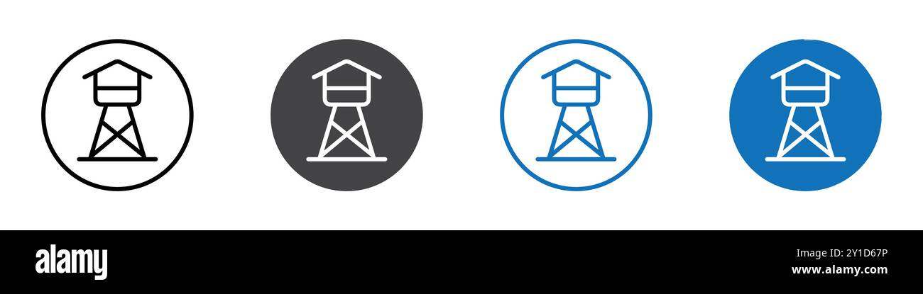 Fire alarm tower Stock Vector Images - Alamy