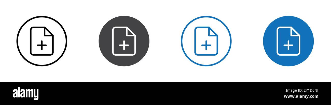 Medical report icon Logo sign in thin line outline set and group ...