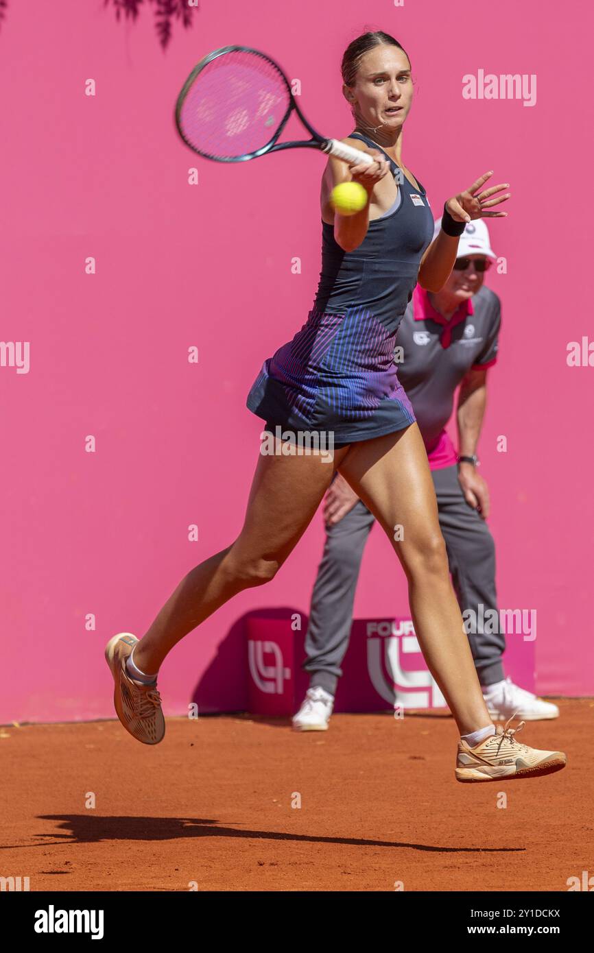 Montreux Switzerland, 09 06 2024: Anca Todoni (ROM) vs Victoria Jimenez ...