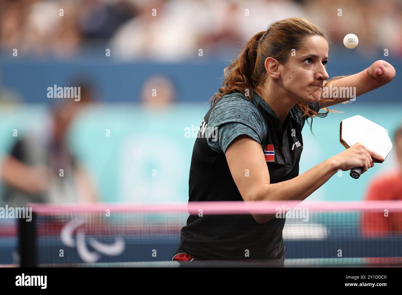 Norway's Aida Husic Dahlen competes against Germany's Juliane Wolf in ...