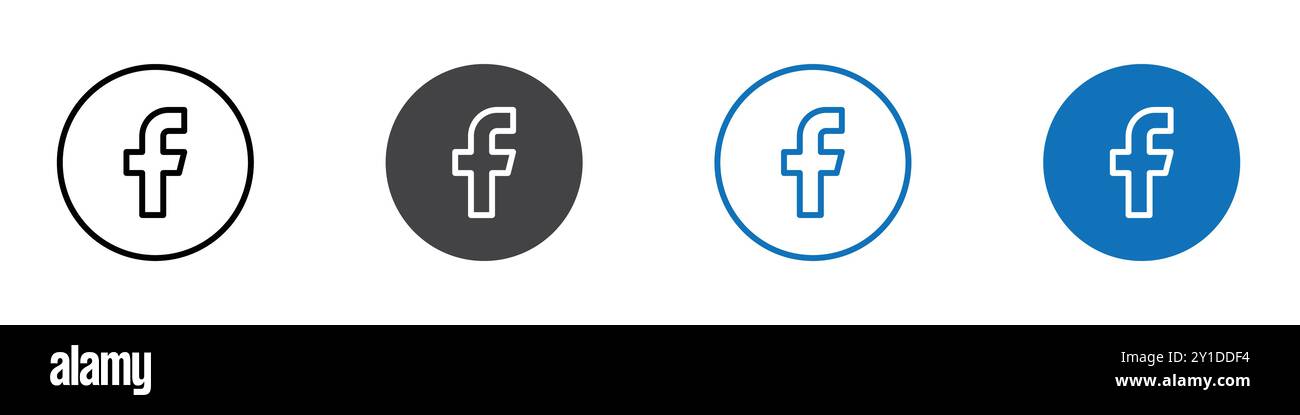 Facebook Logo Outline