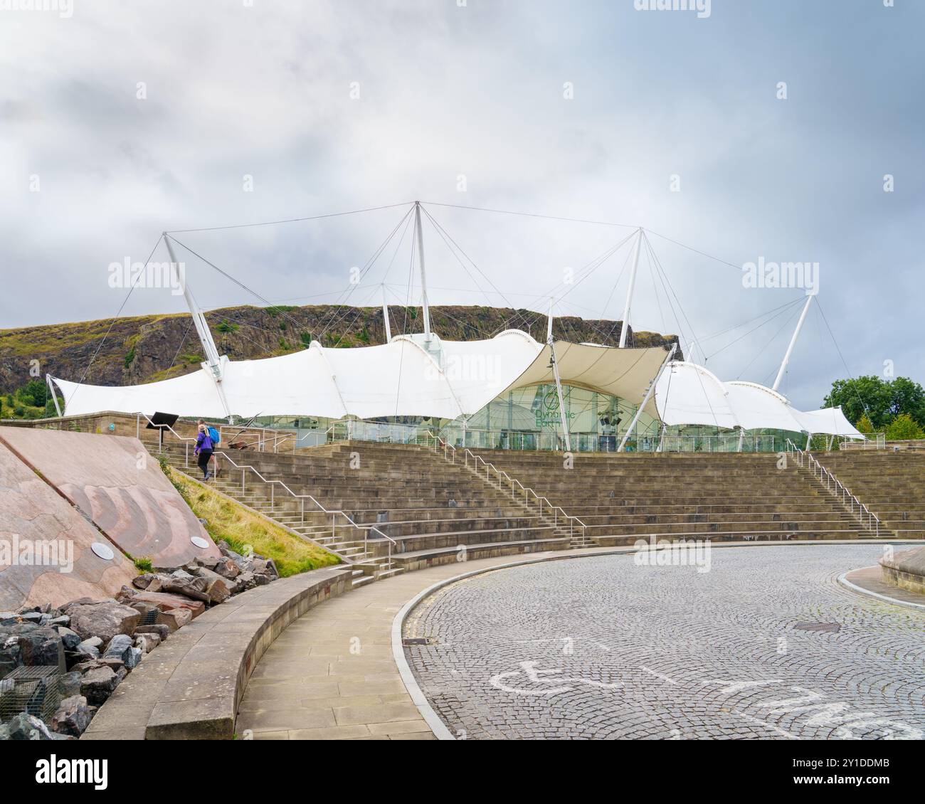 Edinburgh, Scotland, UK - Dynamic Earth by Hopkins Architects Stock ...
