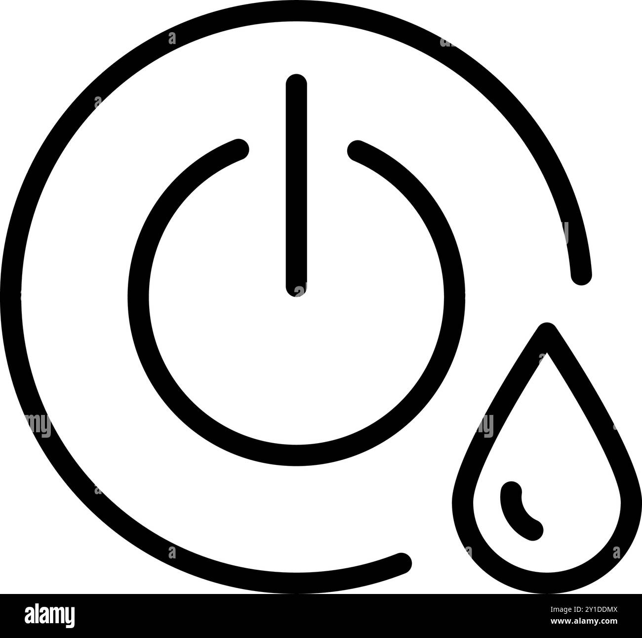 Hygrometer outline icon. Element of measuring instruments icon ...