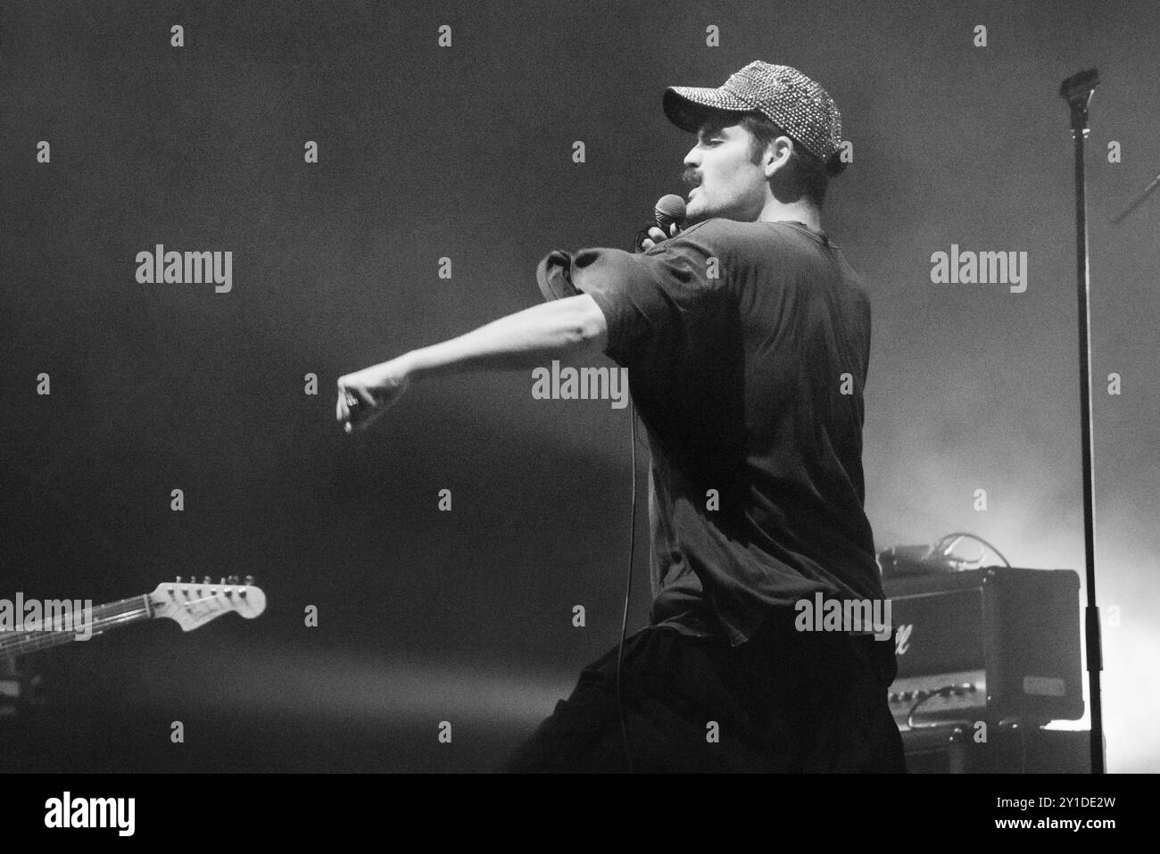 MODEL/ACTRIZ, CONCERT, 2024: Cole Haden singer from the New York band ...