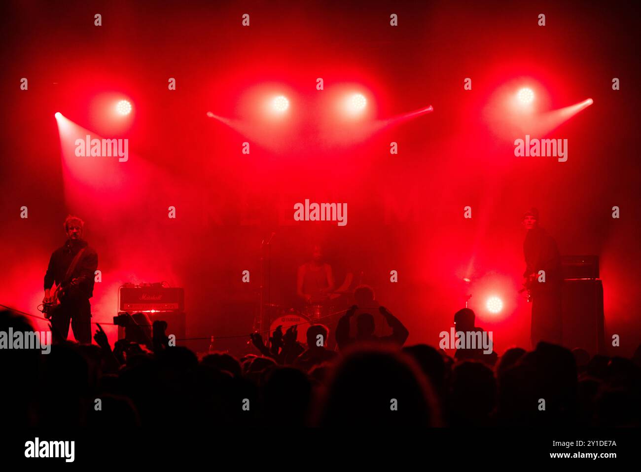 MODEL/ACTRIZ, CONCERT, 2024: The band play on as Cole Haden the singer ...