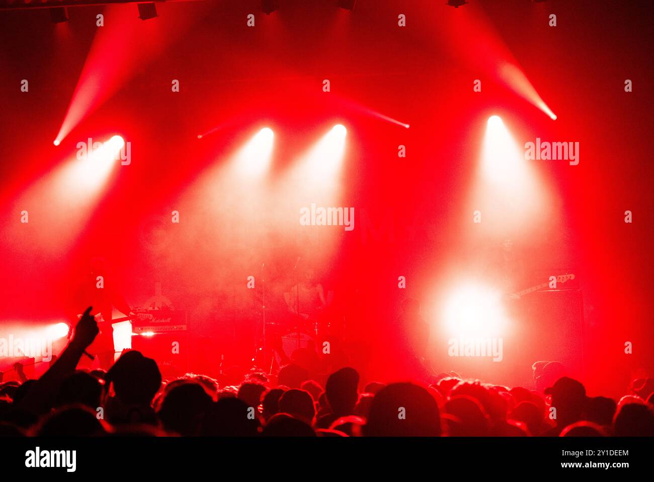 MODEL/ACTRIZ, CONCERT, 2024: The band play on as Cole Haden the singer ...