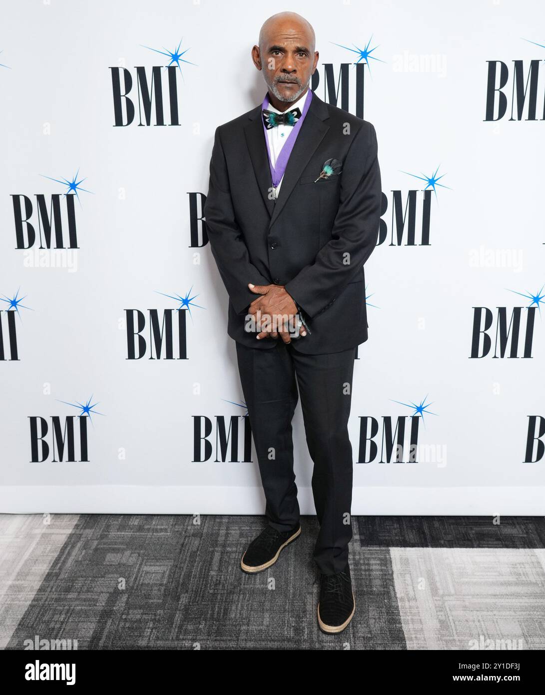 Los Angeles, USA. 05th Sep, 2024. Dwayne "De-Gable" Armstrong arrives ...