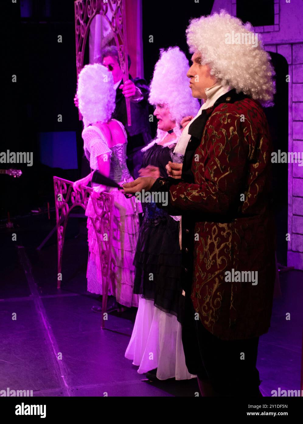 The ladies of Common Ground Theatre on stage and wearing very high ...
