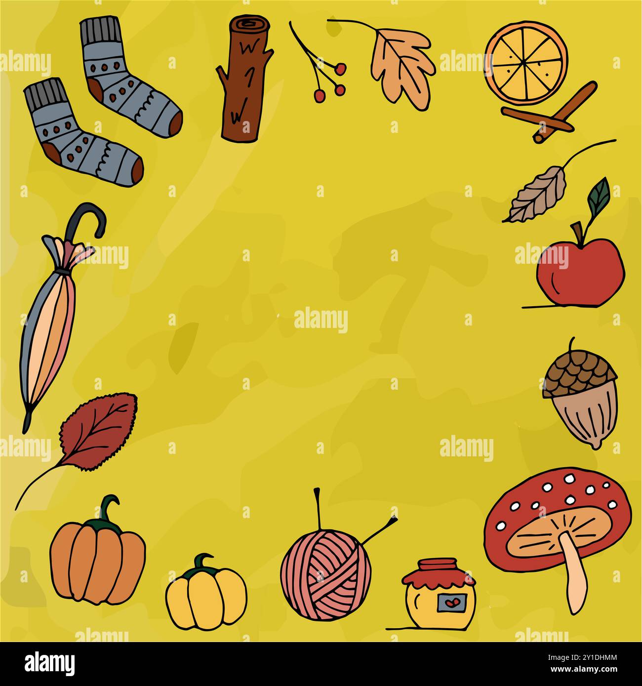 Umbrella illustration collection set hi-res stock photography and ...