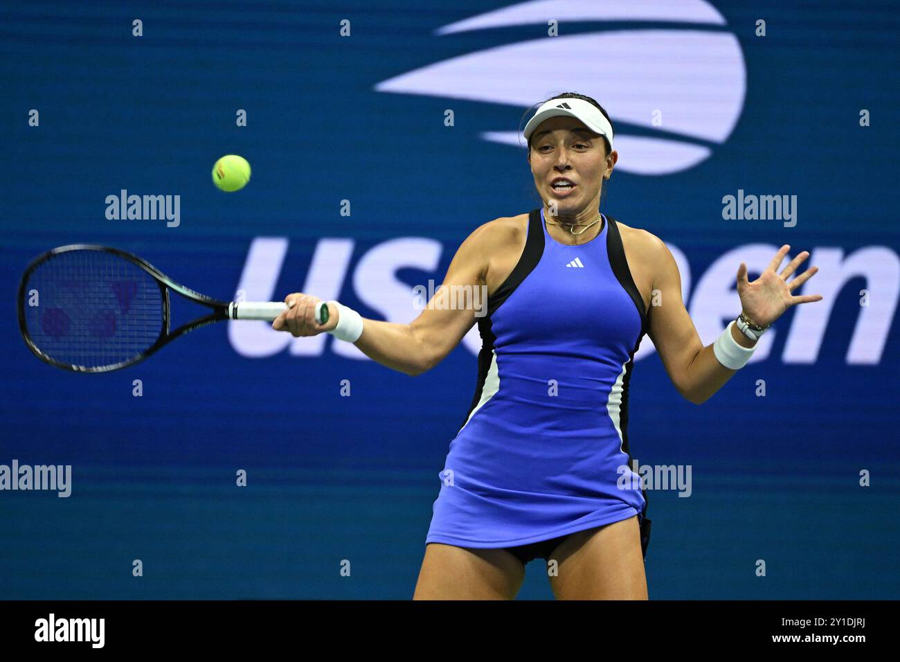 Flushing NY, USA. 05th Sep, 2024. **NO NY NEWSPAPERS** Jessica Pegula Vs Karolina Muchova during ...