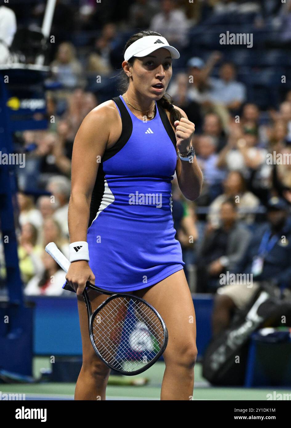 Flushing NY, USA. 05th Sep, 2024. **NO NY NEWSPAPERS** Jessica Pegula Vs Karolina Muchova during ...
