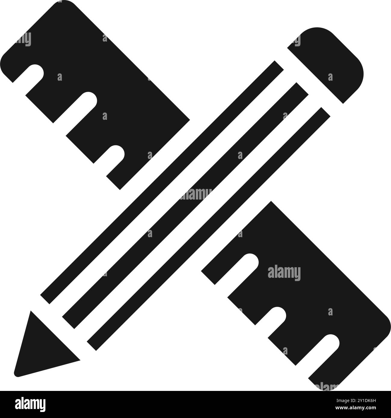 Ruler equipment icon Stock Vector Images - Alamy