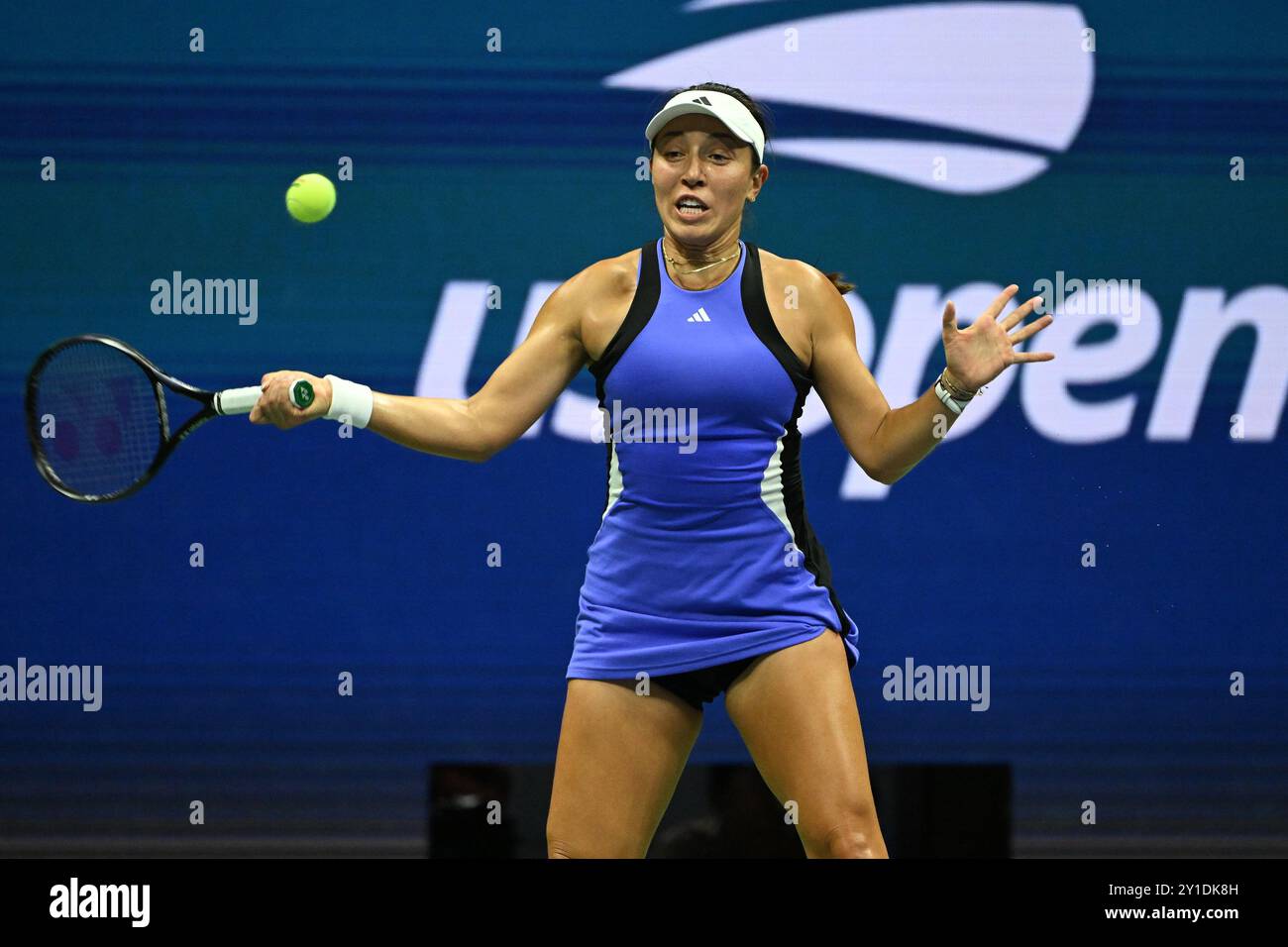 Flushing NY, USA. 05th Sep, 2024. **NO NY NEWSPAPERS** Jessica Pegula Vs Karolina Muchova during ...