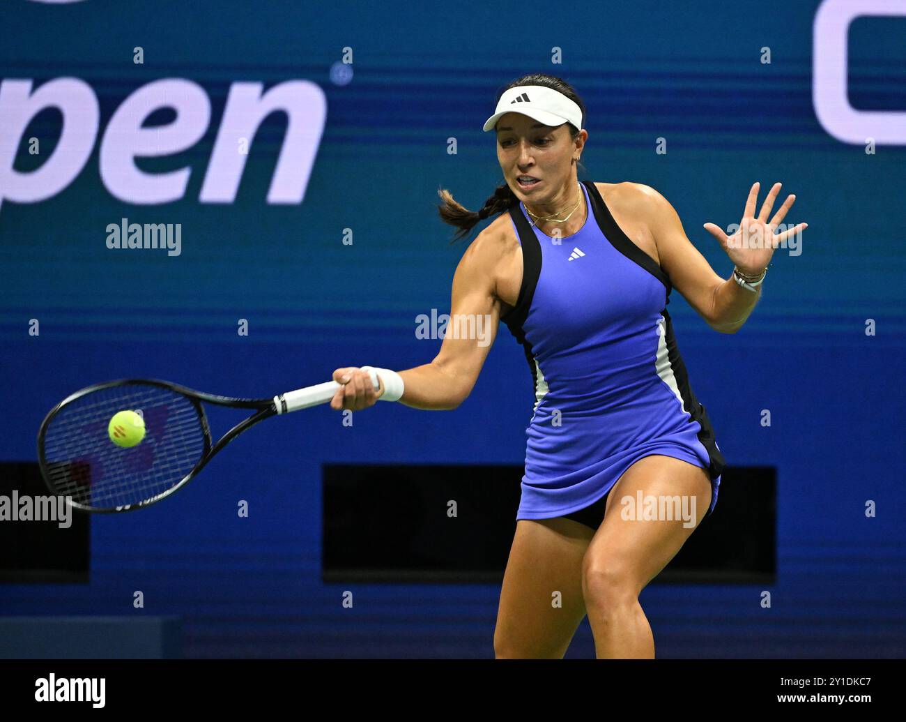 Flushing NY, USA. 05th Sep, 2024. **NO NY NEWSPAPERS** Jessica Pegula Vs Karolina Muchova during ...