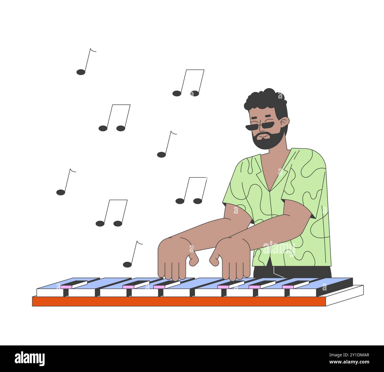 African american composer Stock Vector Images - Alamy