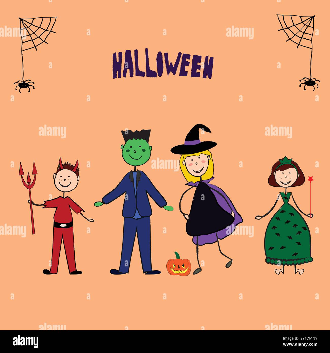 Children carnival costumes Stock Vector Images - Alamy