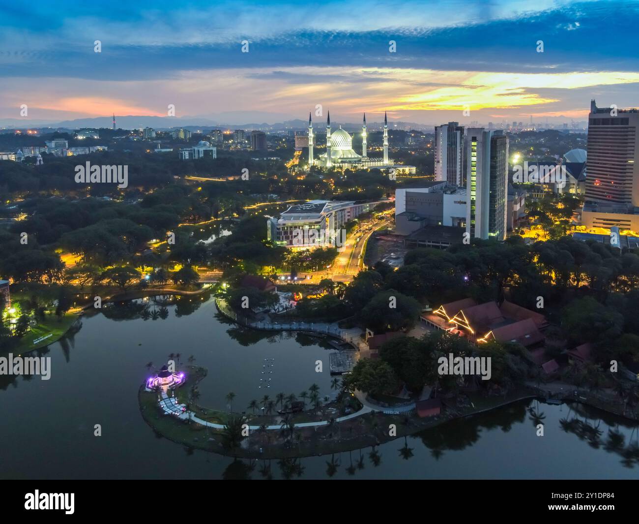 Shah Alam city centre located at Selangor one of state of Malaysia ...